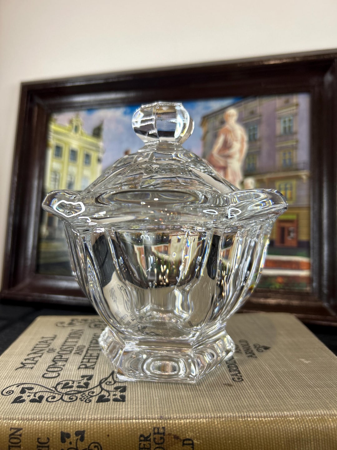 Baccarat Crystal Bonbonniere Lidded Bowl Luxury Premium Lead Crystal ...