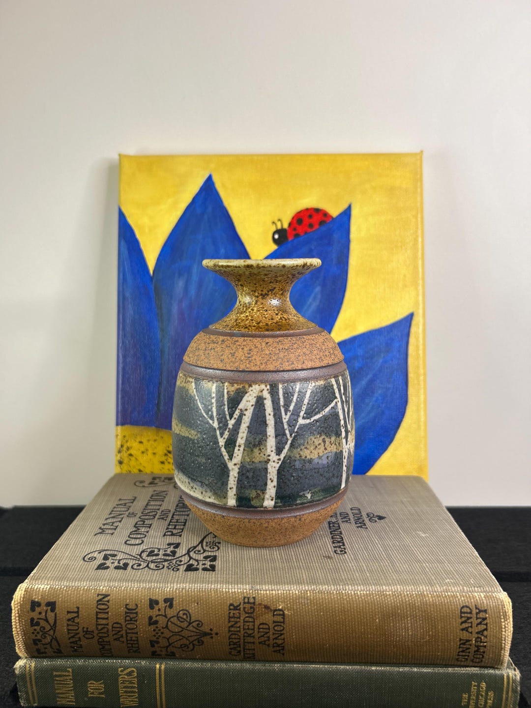 Peter Price Studio Pottery Vase, Weed Pot | Vintage Canadian Studio ...