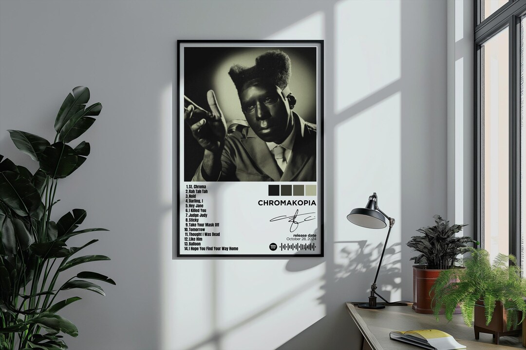Chromatopia by Tyler, the Creator Custom Album Poster Digital Download ...