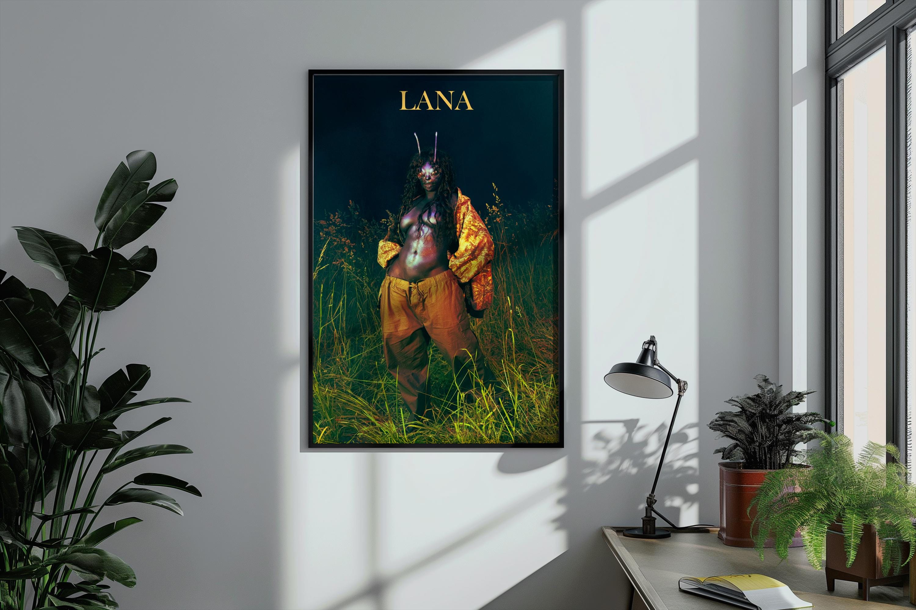 SZA SOS Deluxe Poster: Lana Album Poster SOS Deluxe Poster Custom ...