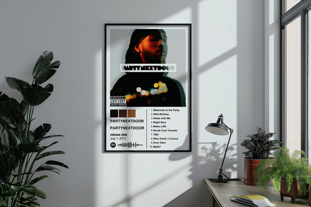 PARTYNEXTDOOR Album Poster PND Poster Custom Printable Wall Art, R&B ...