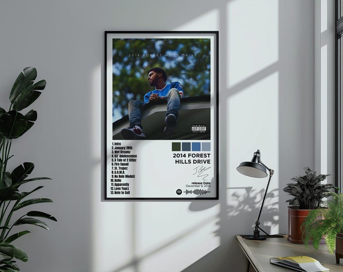 2014 Forest Hills Drive J Cole Digital Art png - Etsy