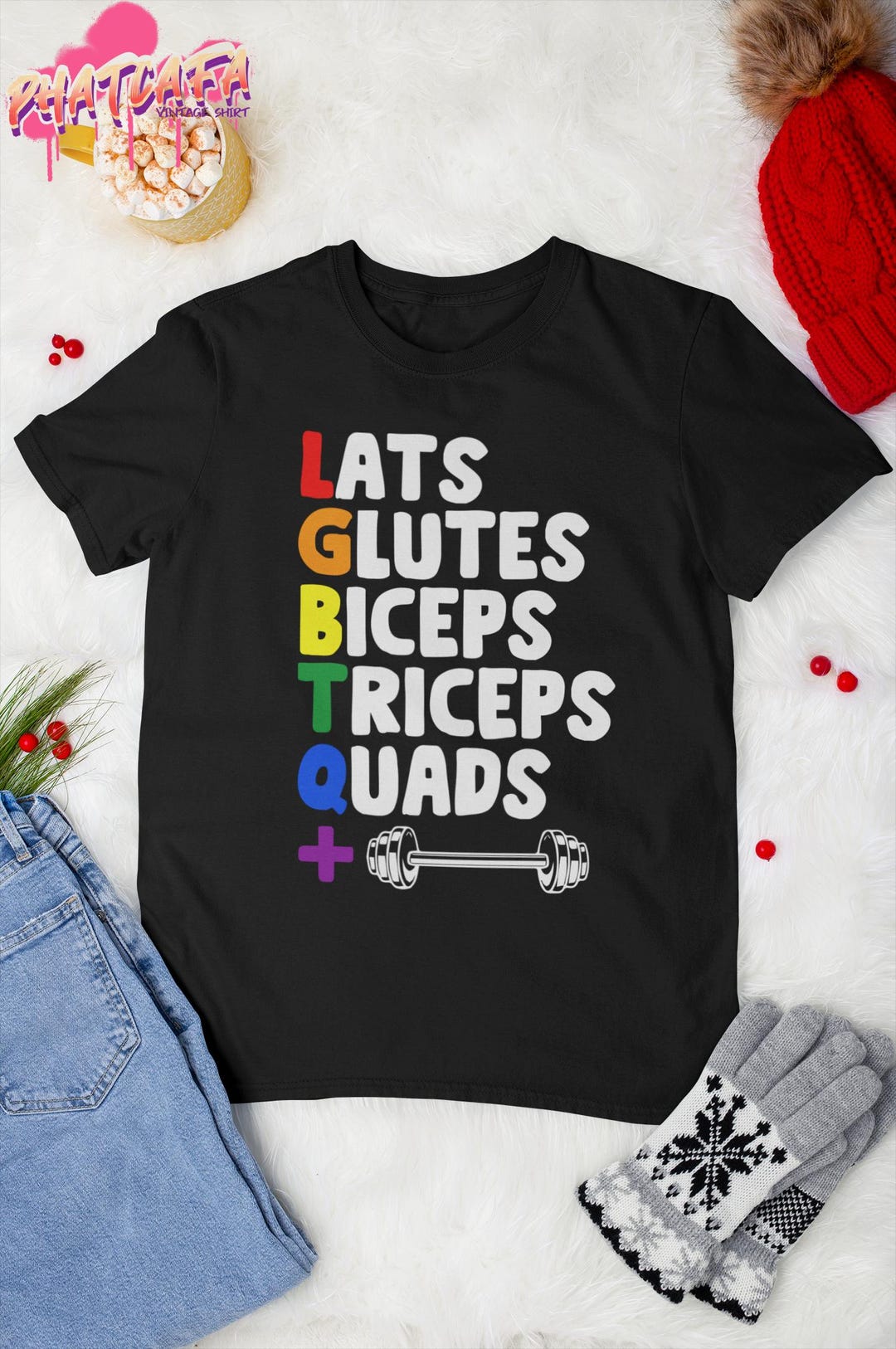 Lats Glutes Biceps Triceps Quads Lgbtq Vintage Shirt, Human Rights ...