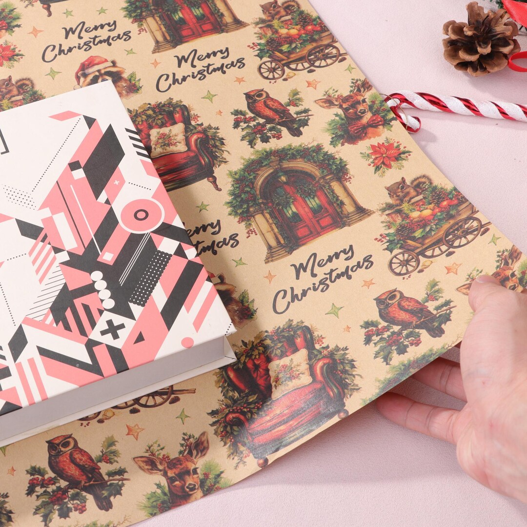 Christmas Carol Wrapping Paper Nutcracker Gift Wrap Holiday Gift Wrap ...