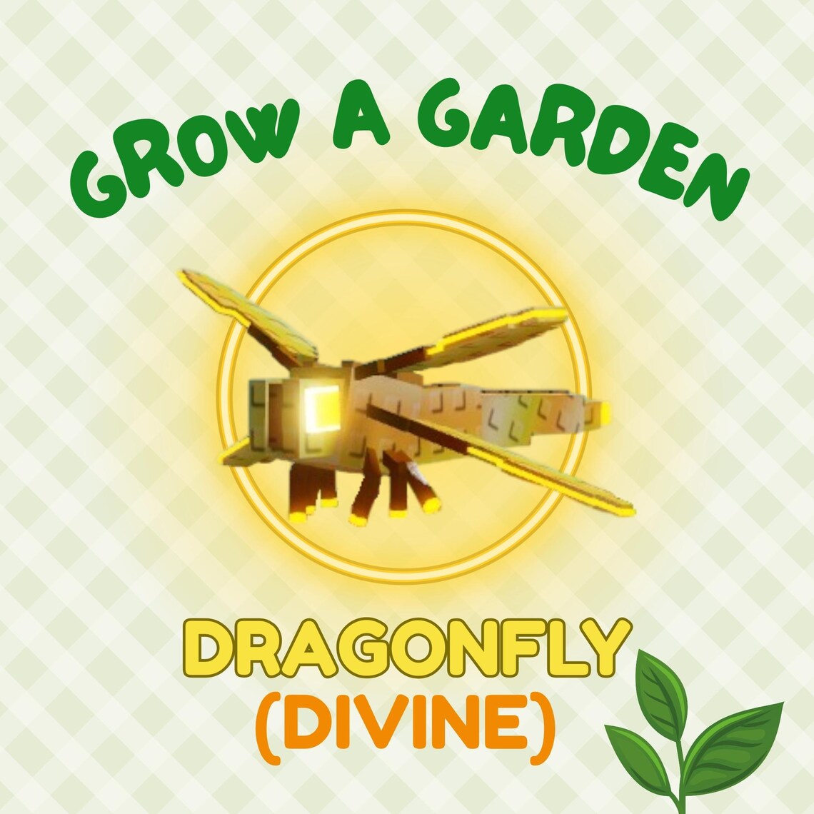 Dragonfly (divine Pet) - Grow a Garden | Bug Egg Divine Pet | 1 Piece ...