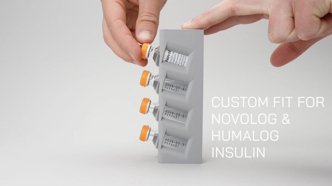Novolog/humalog Insulin Refrigerator Storage Shelf Organizer – Multi ...