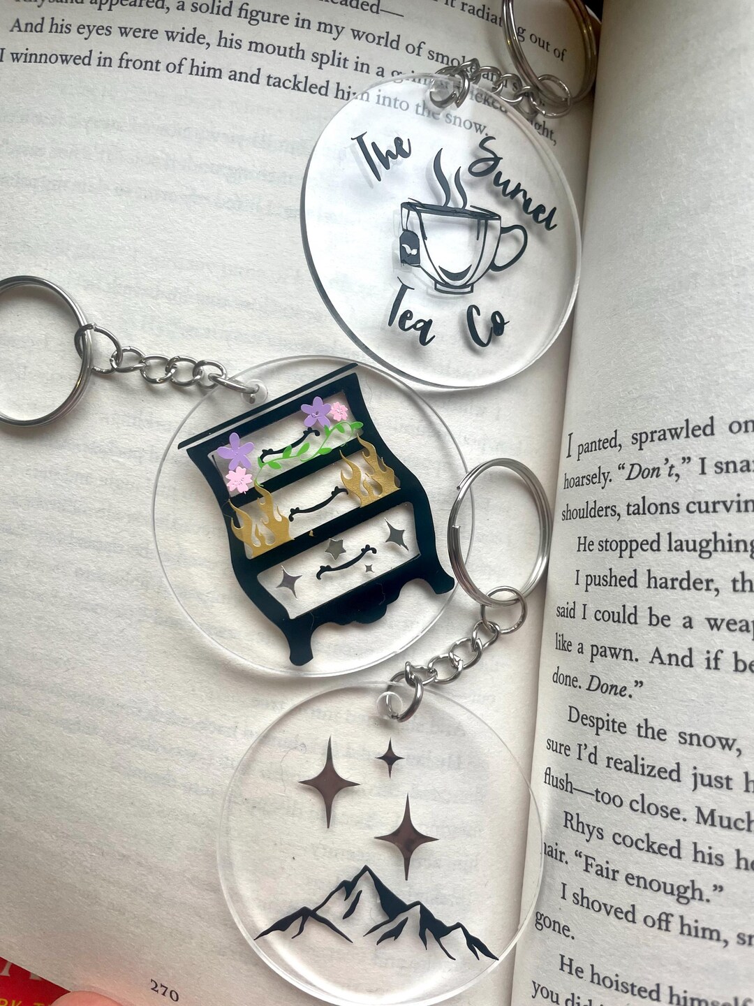 Acotar Keychains - Etsy