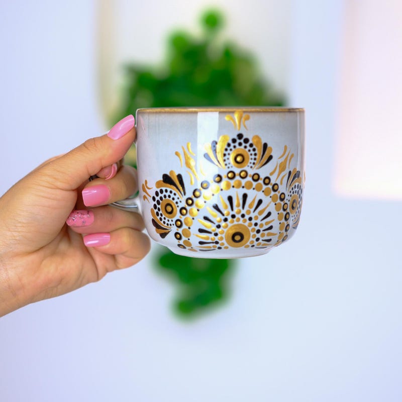 Hand Painted Mug - Etsy