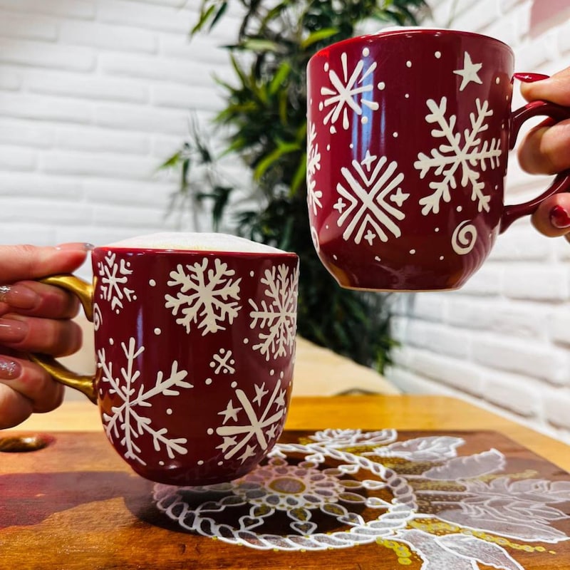 Snowflake Mug - Etsy