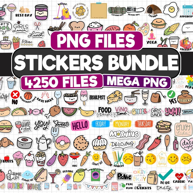 Sticker Png - Etsy