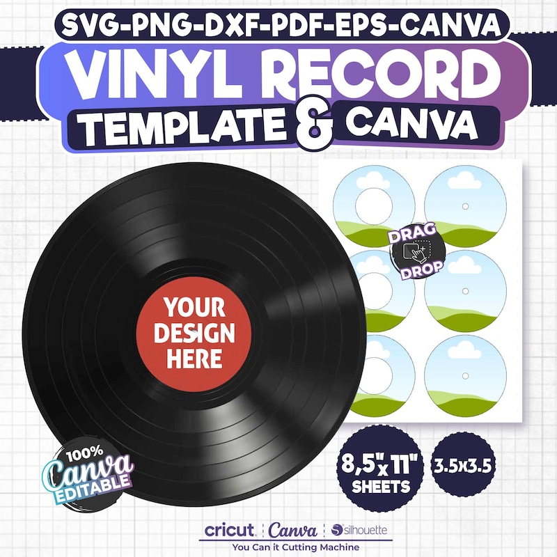 Vinyl Record Label - Etsy