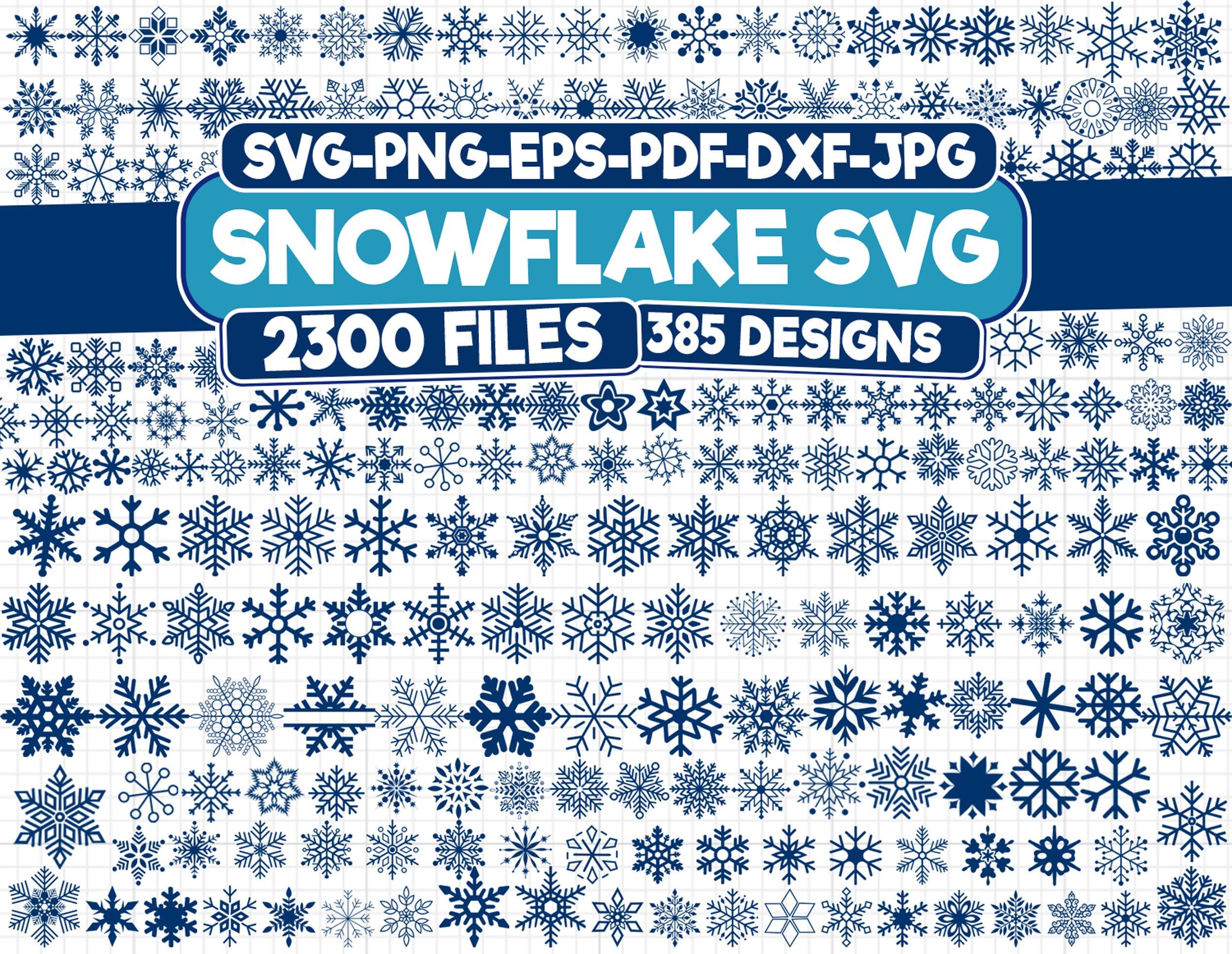 2300 Snowflake Svg, Snowflake Laser Cut File, Christmas Svg, Snowflakes ...