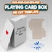 Playing Card Box Template Svg, Poker Card Box Template, Trading Card ...