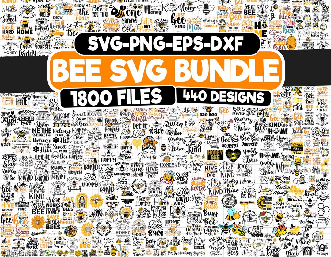Bee Svg Bundle, Bee Hive Svg, Honey Bee Svg, Bee Designs, Honey Bee ...