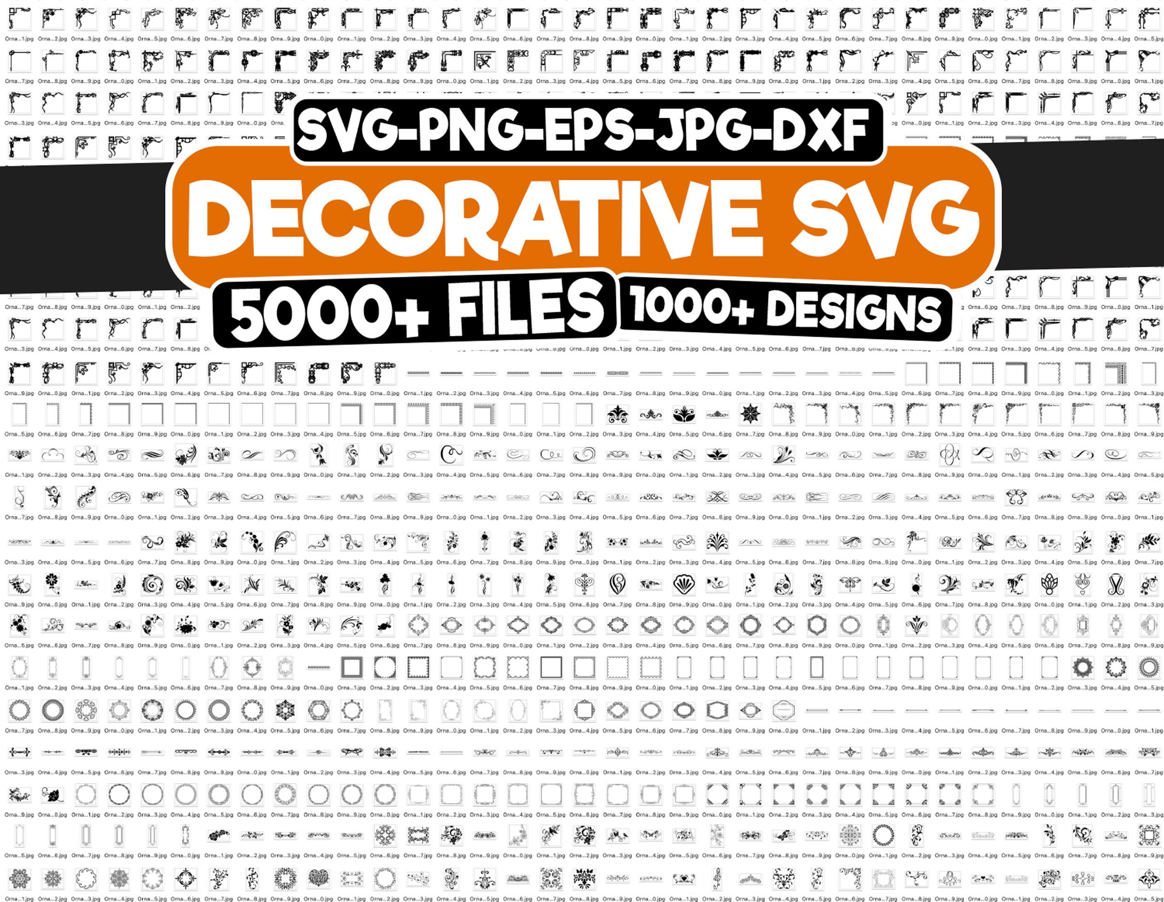 Elementos decorativos SVG, adornos SVG, Svg decorativo vintage, Svg ...