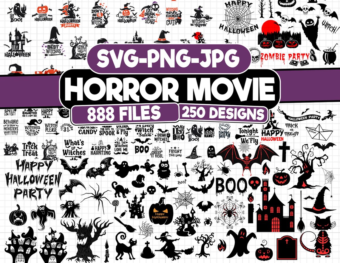 Horror Movie SVG Bundle, Halloween Svg, Horror Svg, Scary Svg ...