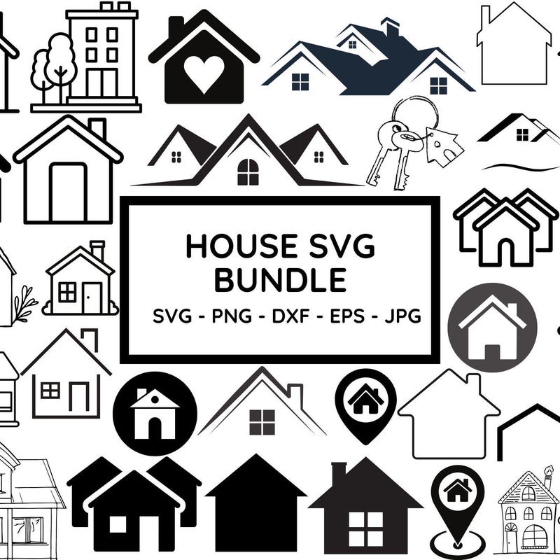 House Svg - Etsy
