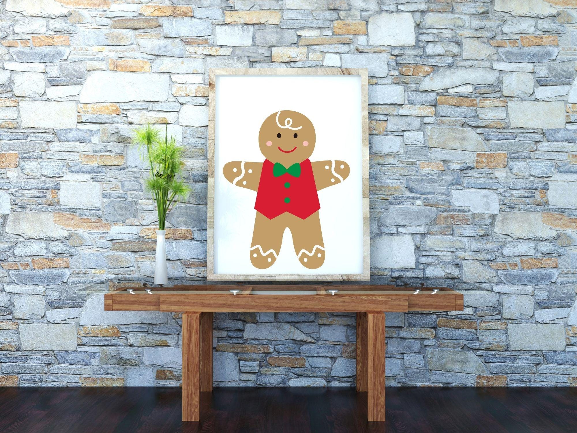 Gingerbread Man SVG Bundle: Christmas Cut Files (digital Download) - Etsy