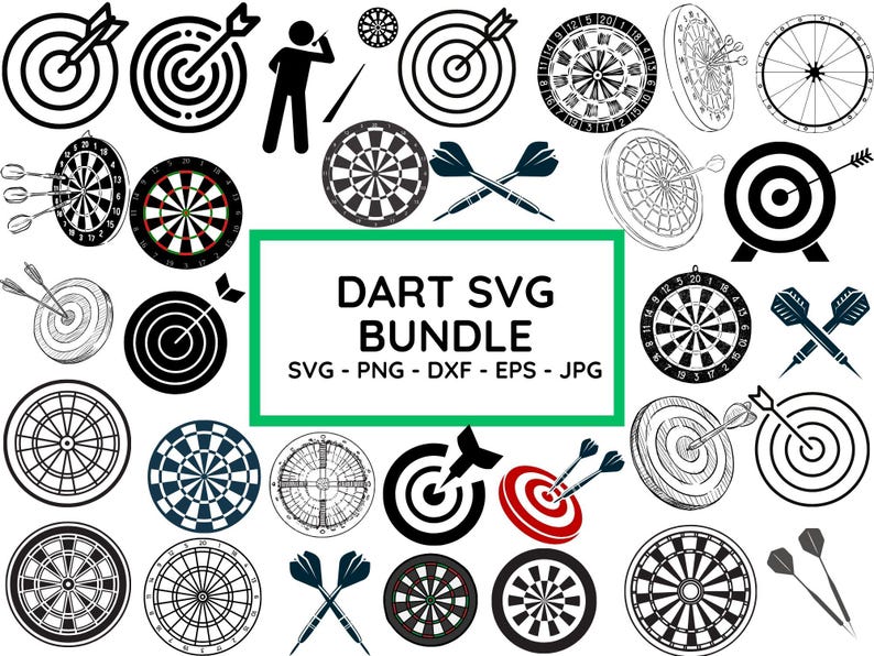 Dart Svg Bundle, Dart PNG Bundle, Dart Clipart, Dart Cut Files Cricut ...