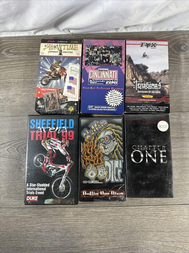 Freestyle Motocross Motorcycle VHS Lot of 6 1990s Early2000s Used - Etsy