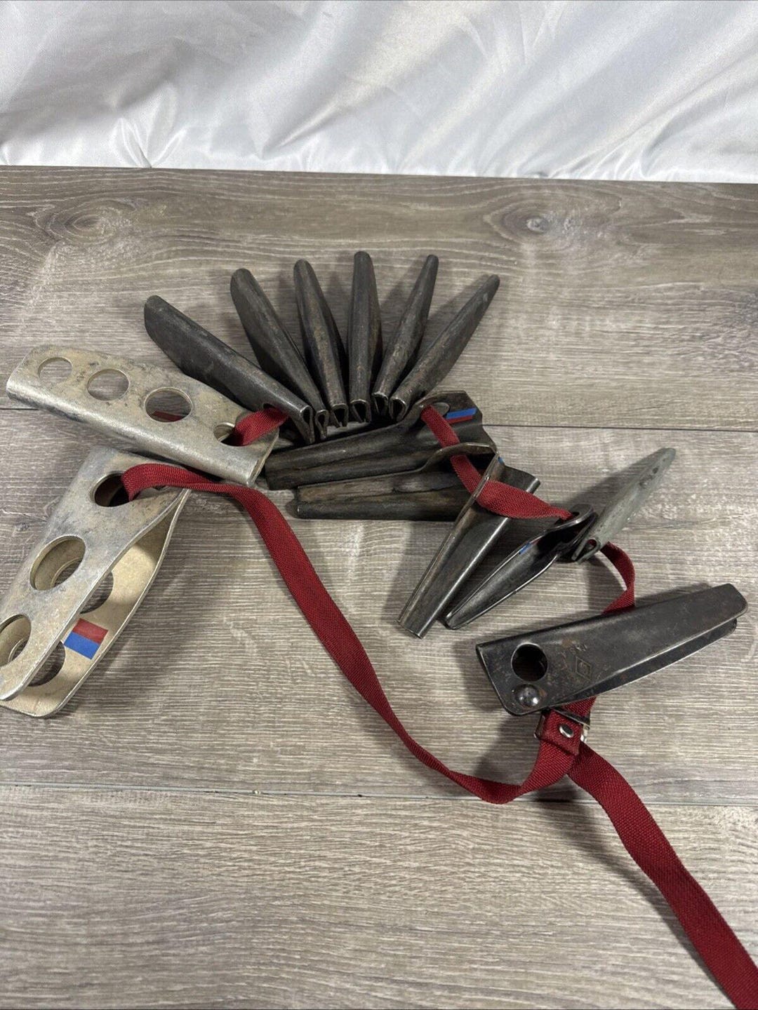 14 Angle Bong, Z Pitons Aid Climbing Big Wall Vintage Chenard ...