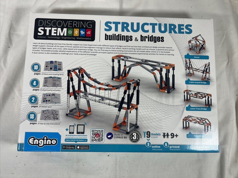 STEM Structures Buildings & Bridges Children's Toy by Engino ...
