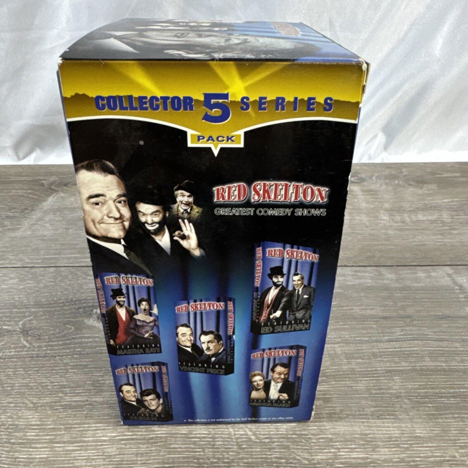 Boxed Set of 5 VHS Tapes the Red Skelton Collection - Etsy