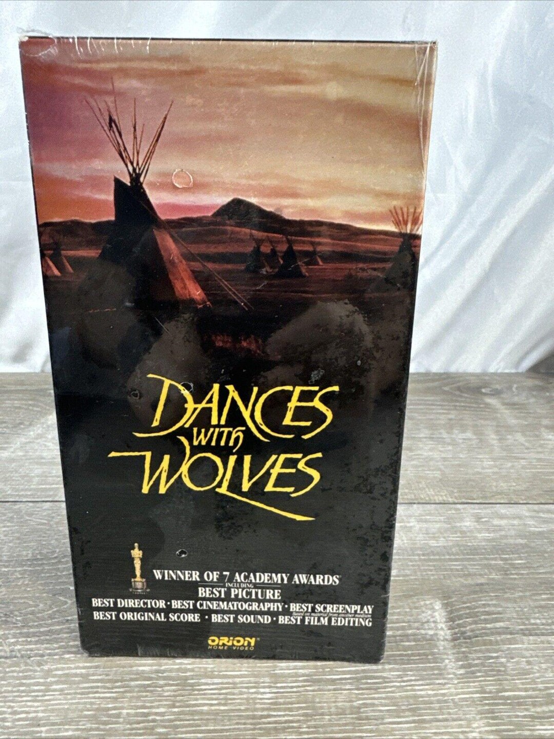 Dances With Wolves VHS Tape Orion Home Video Watermark 1990 1st Print ...