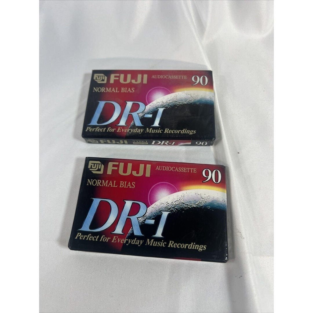 Fuji Cassette Type I DR-I 90 Minute Tapes New 2 Pack - Etsy
