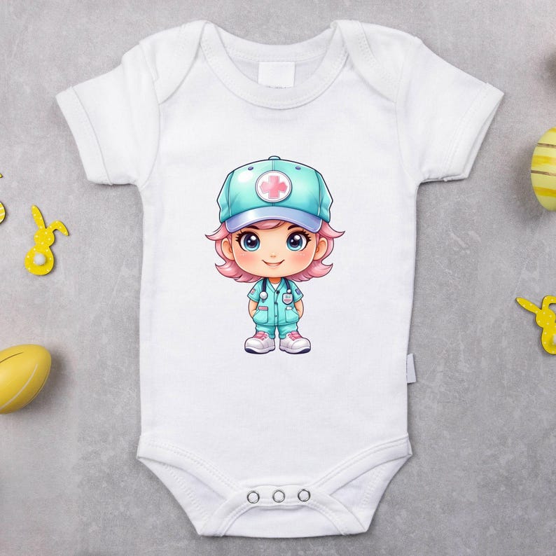 Kawaii EMS Clipart Bundle PNG | 48 Transparent 300 Dpi Cute Medical ...