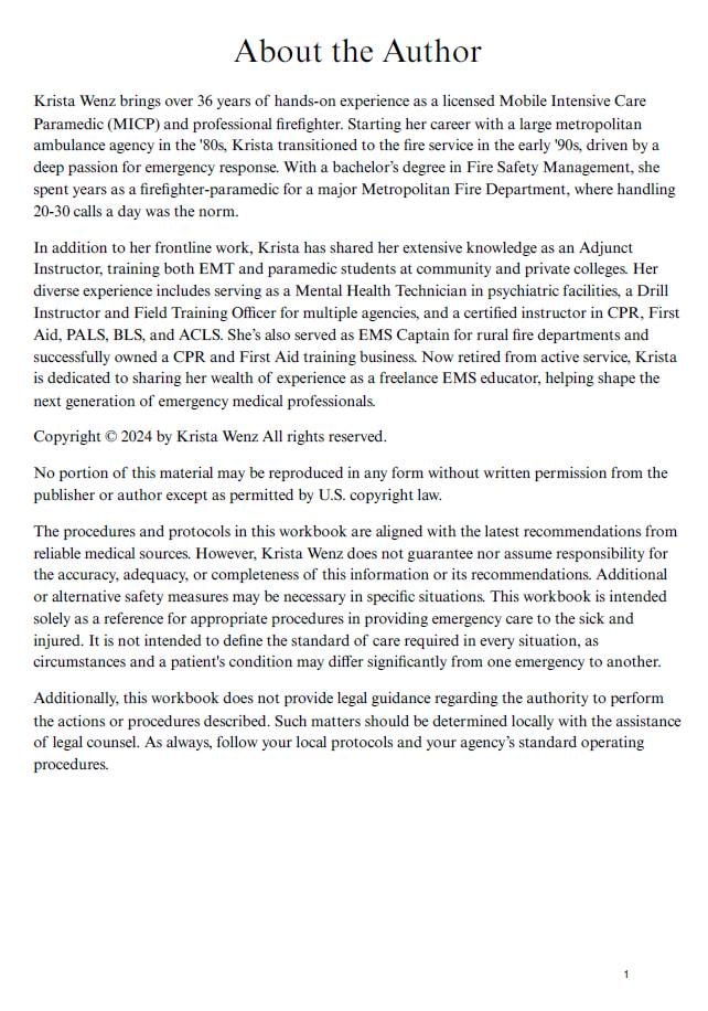 EMT Medical Scenarios Workbook 2025, 50 Realistic EMS Calls With 350 ...
