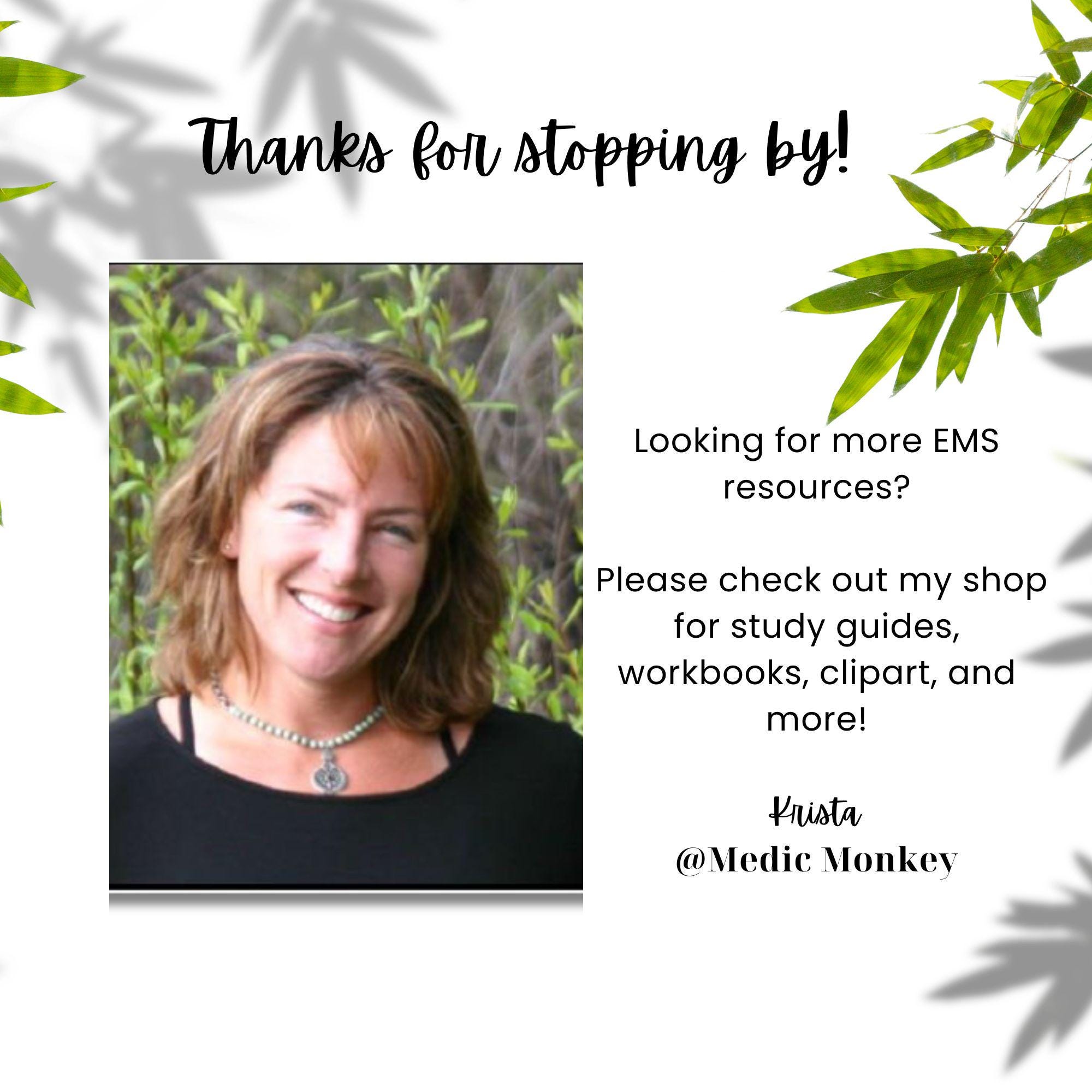 EMS Skeletons Clipart Pack for Paramedic and EMT Designs, 12 Funny ...