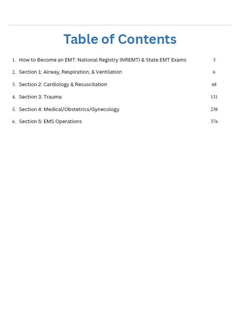 NREMT & State EMT Study Guide 2024-2025 | Master EMT Exam Prep With ...