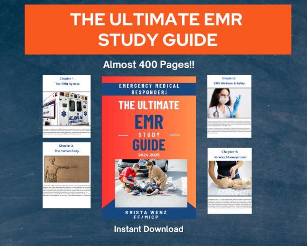 Emergency Medical Responder: the Ultimate EMR Study Guide 2024-2025 ...