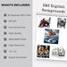 20 Watercolor EMS Digital Backgrounds, EMT Paramedic Scrapbook Paper ...