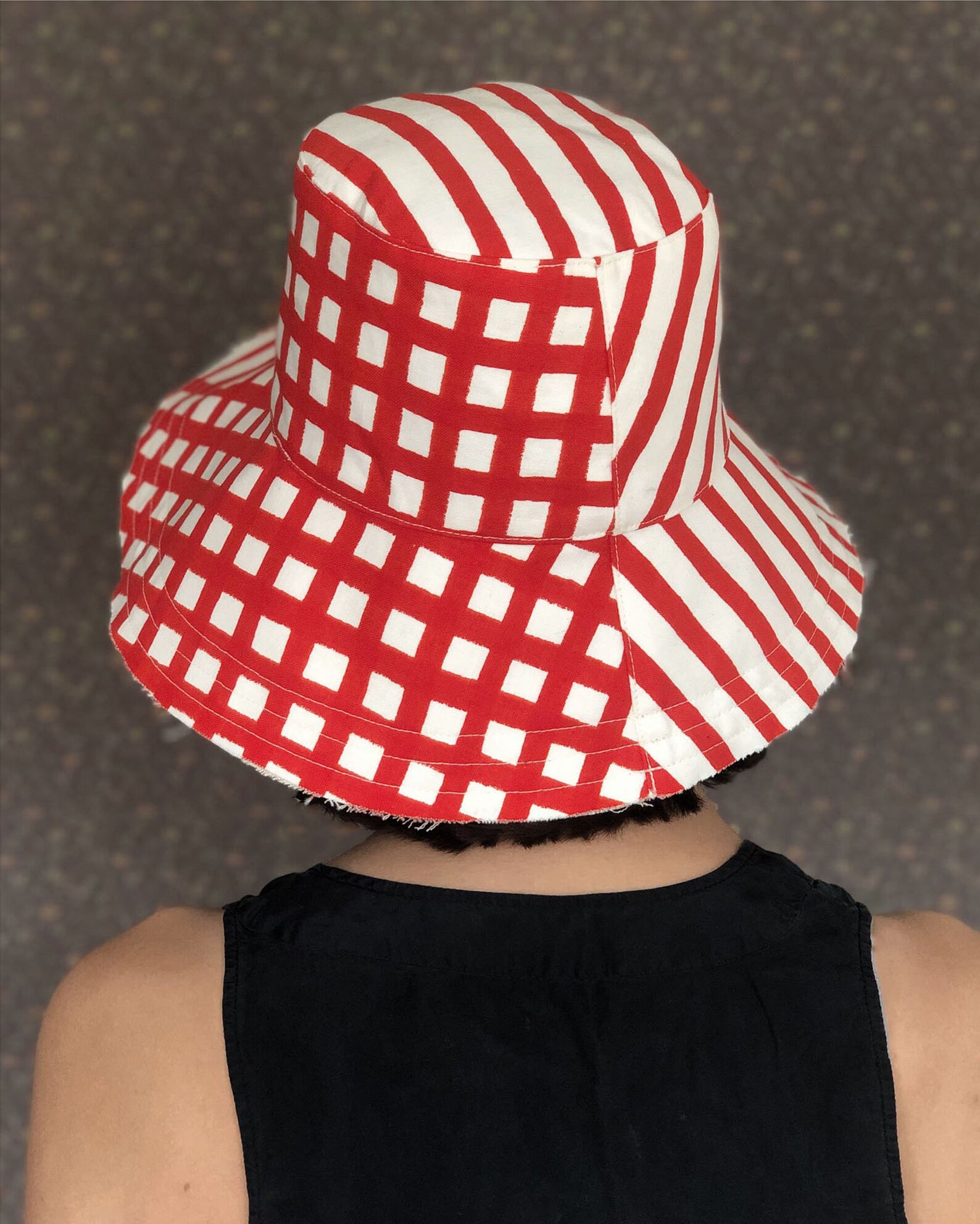 Listrata Striped Bucket Hat - Etsy