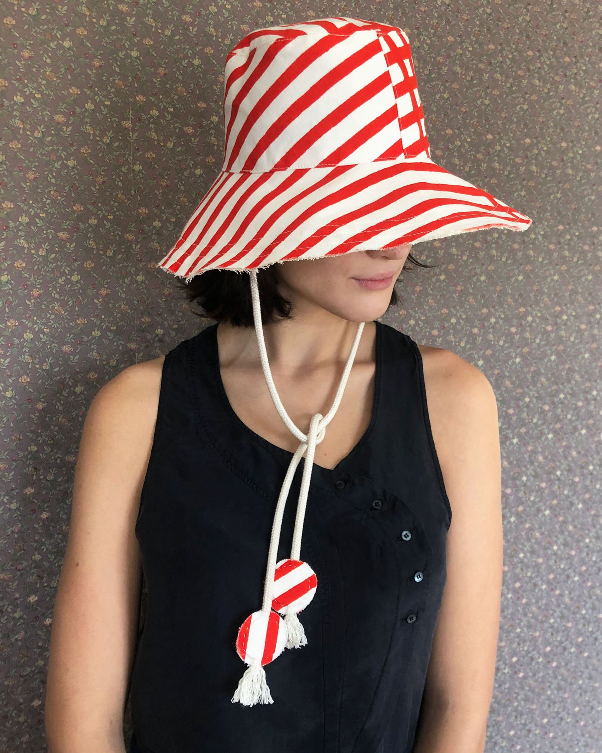Listrata Striped Bucket Hat - Etsy