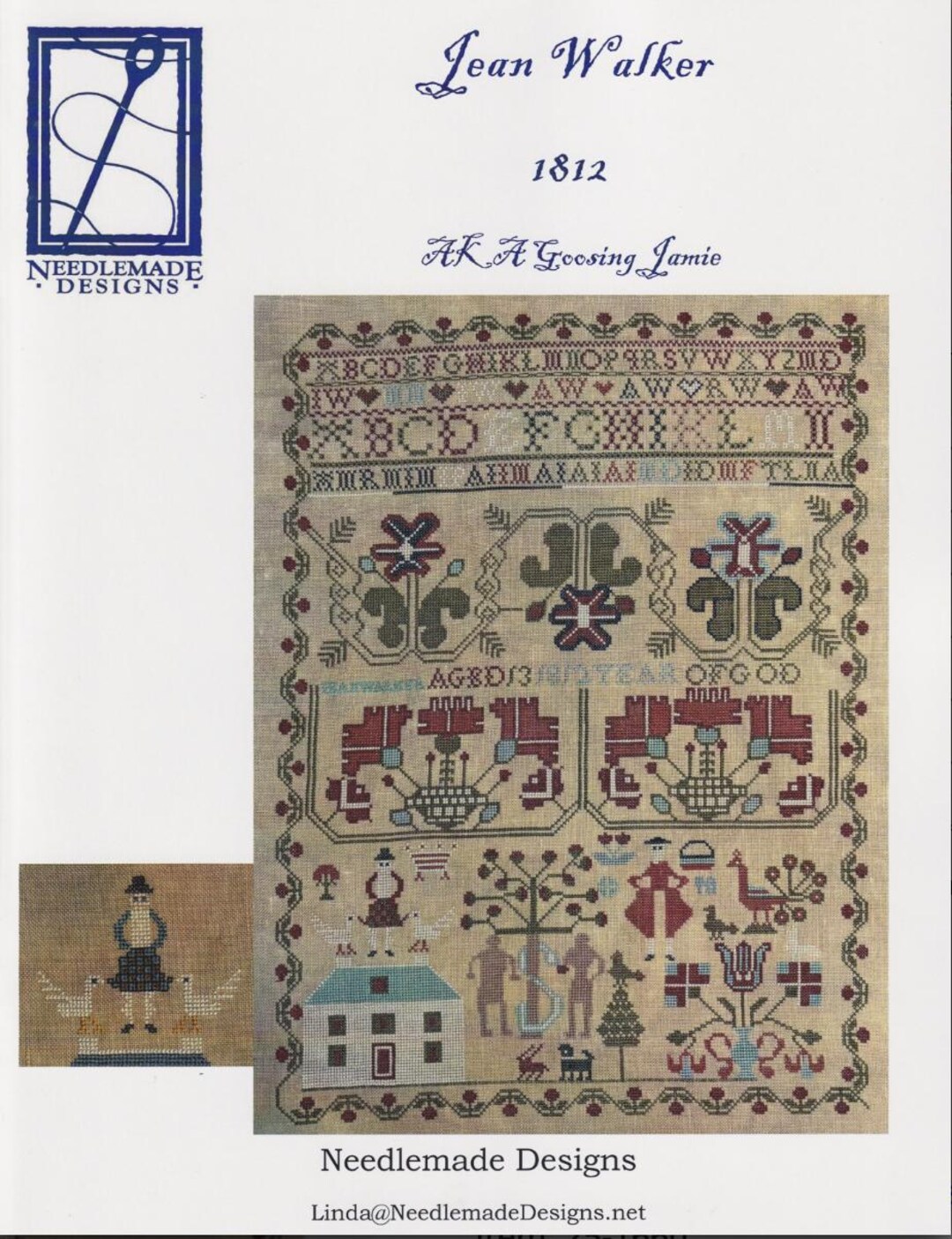 Jean Walker 1812 by Needlemade Designs - Etsy