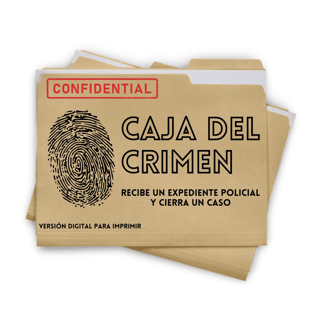 Crimes to Solve Complete Pack X4 Cases Crime Box - Etsy