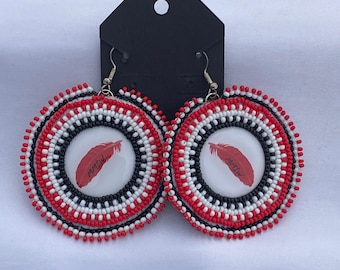 MMIW Native American Beaded Earrings - Etsy
