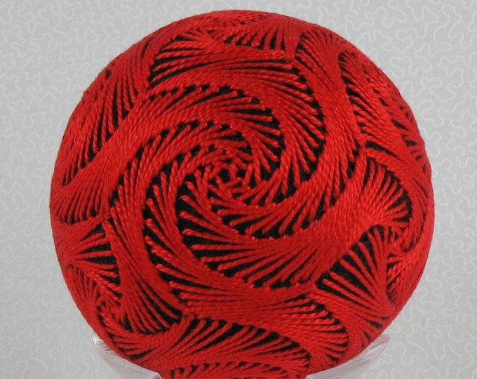 PATTERN Swirl Temari Japanese Temari Ornament by Barbara B. Suess - Etsy