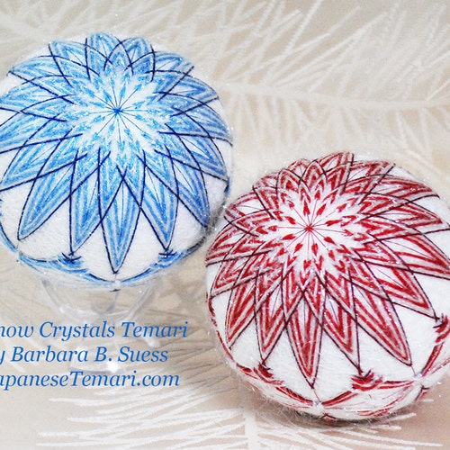 PATTERN Swirl Temari Japanese Temari Ornament by Barbara B. - Etsy