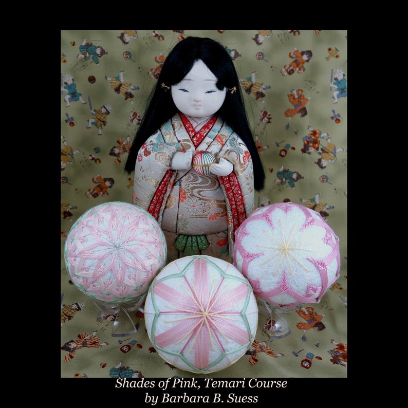 Temari Course Temari Shades of Pink by Barbara B. Suess - Etsy