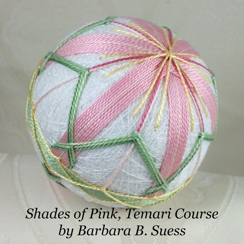 Temari Course Temari Shades of Pink by Barbara B. Suess - Etsy