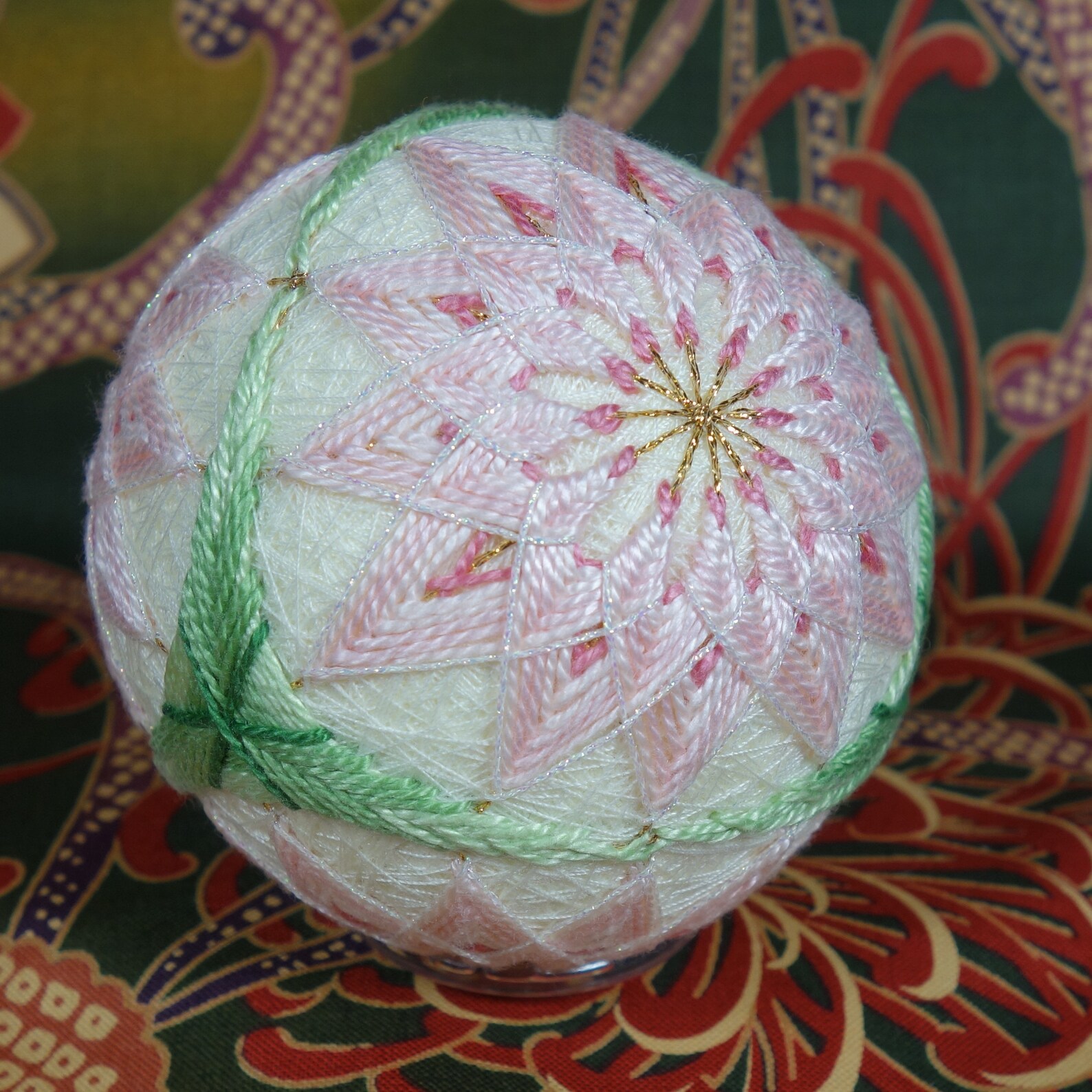 Digital Temari Course Fancy Flowers by Barbara B. Suess - Etsy