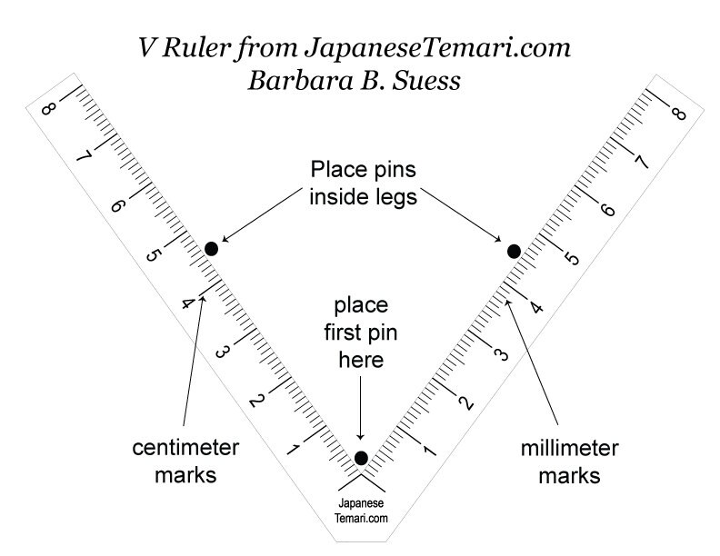 25 V-rulers for Japanese Temari Set of 25 Very Handy Tool | Etsy