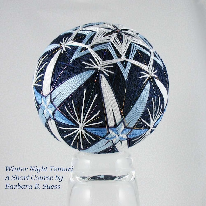 Temari Short Course Winter Night by Barbara B. Suess - Etsy Canada