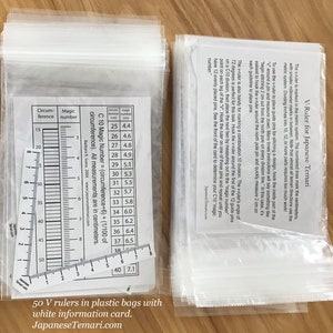 25 V-rulers for Japanese Temari Set of 25 Very Handy Tool | Etsy