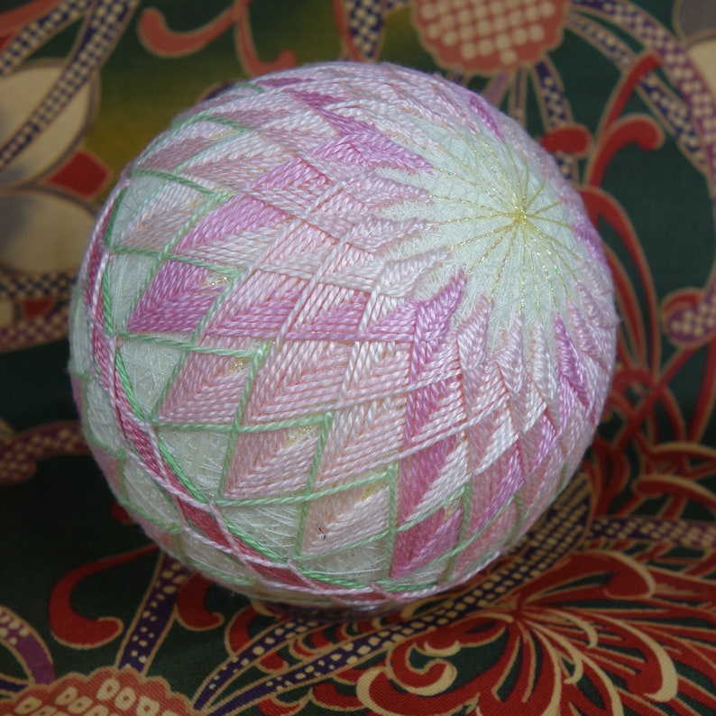 Digital Temari Course Fancy Flowers by Barbara B. Suess - Etsy