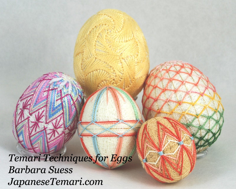 Temari Course Techniques for Eggs - Patterns and Tips - Etsy